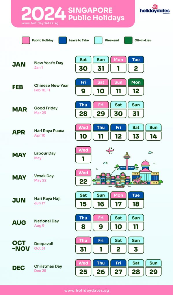 2024 Long Weekends in Singapore - Singapore Public Holidays